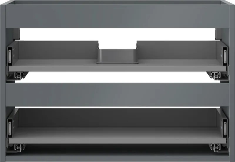 Mexen Box-A korpus skříňky pod umyvadlo 70 cm, 2 zásuvky, matná grafitová - 91AX0-0700-470-2-66