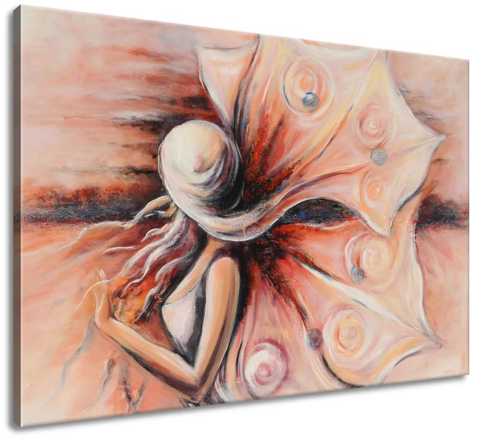Gario Ručně malovaný obraz Tajemná neznámá Rozměry: 70 x 100 cm