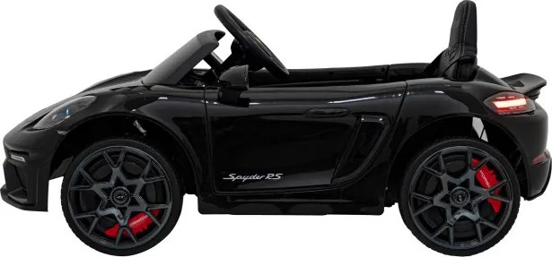 Elektrické autíčko Porsche Spyder RS 718 MP4 černé