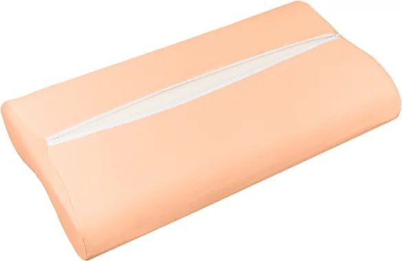 Bellatex Polštář anatomický líná pěna 60x33 cm, výška je 9-11 cm Oranžová