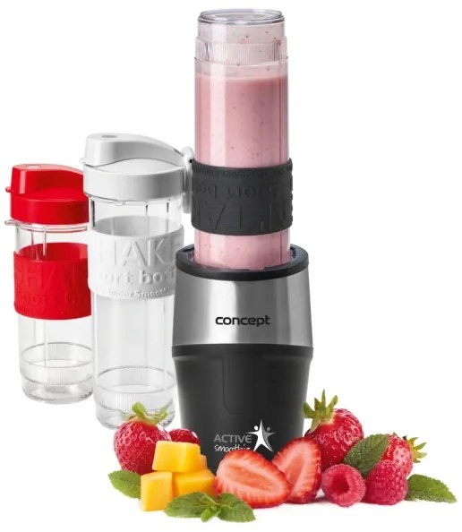 Concept SM3385 - Smoothie mixér s příslušenstvím ACTIVE SMOOTHIE 500W/230V černá