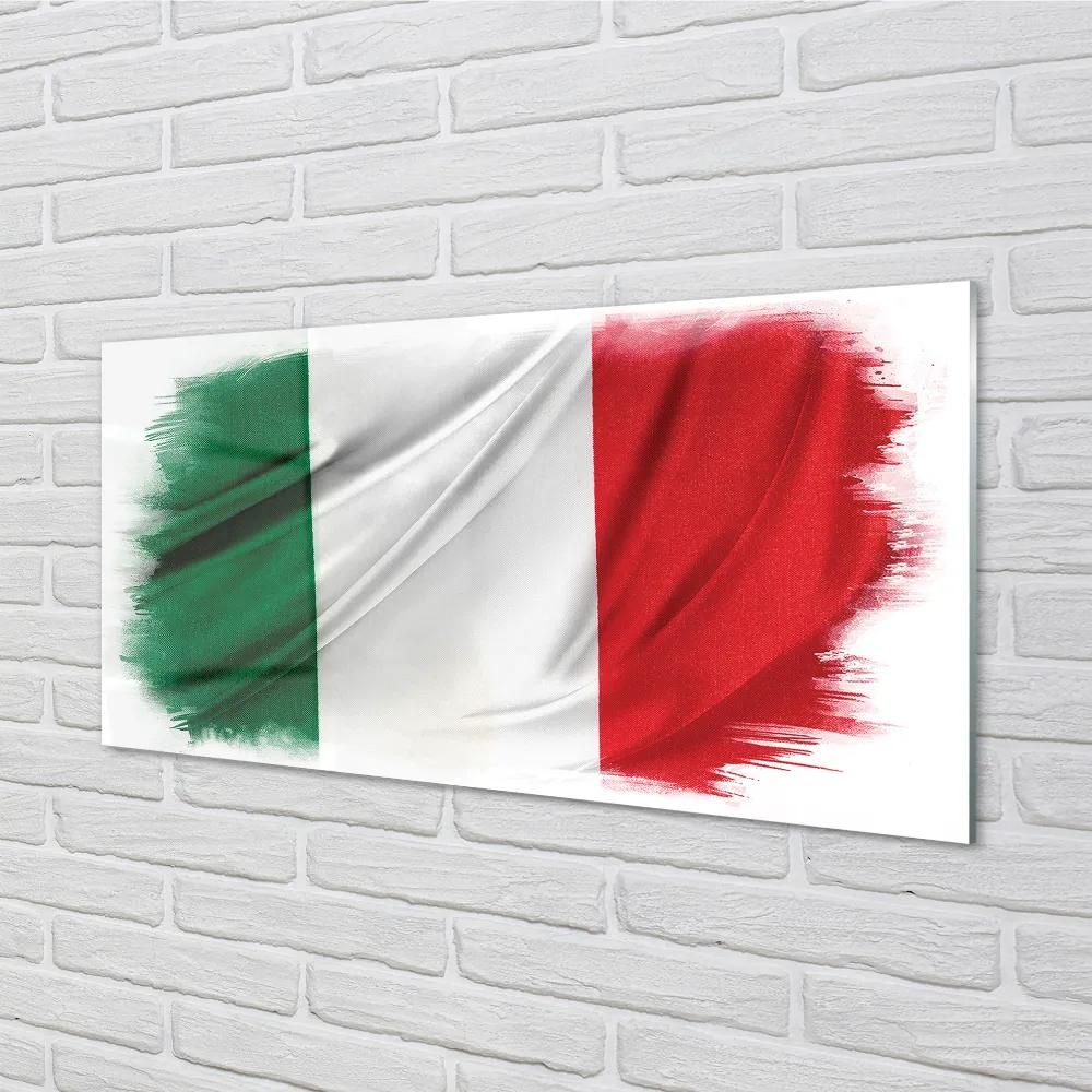 Skleněný panel flag itálie 140x70 cm