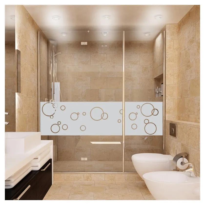 Voděodolná samolepka do sprchy Ambiance Bubbles, 200 x 55 cm