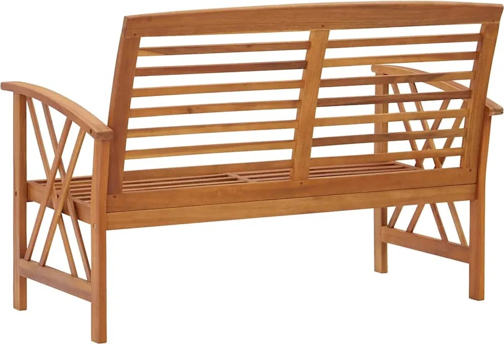 Zahradní lavice 119 cm masivní akáciové dřevo 310269