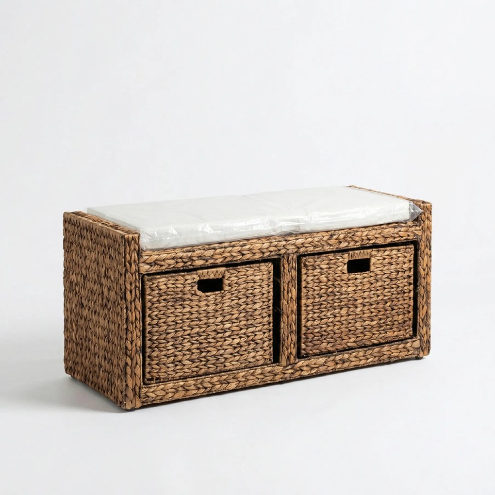 Lavice LORANTE, vodní hyacint, šířka 100 cm, hnědá, outlet