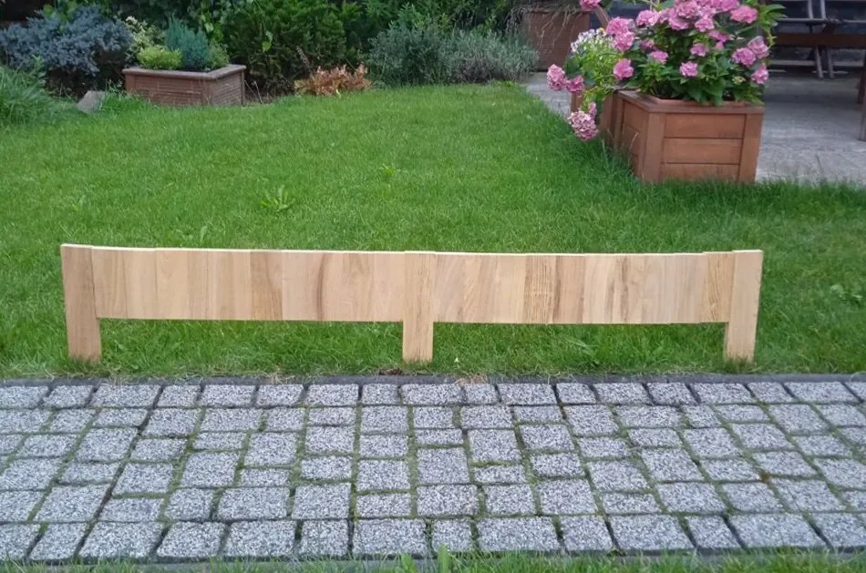 Zahradní palisáda 1 m, akátové dřevo