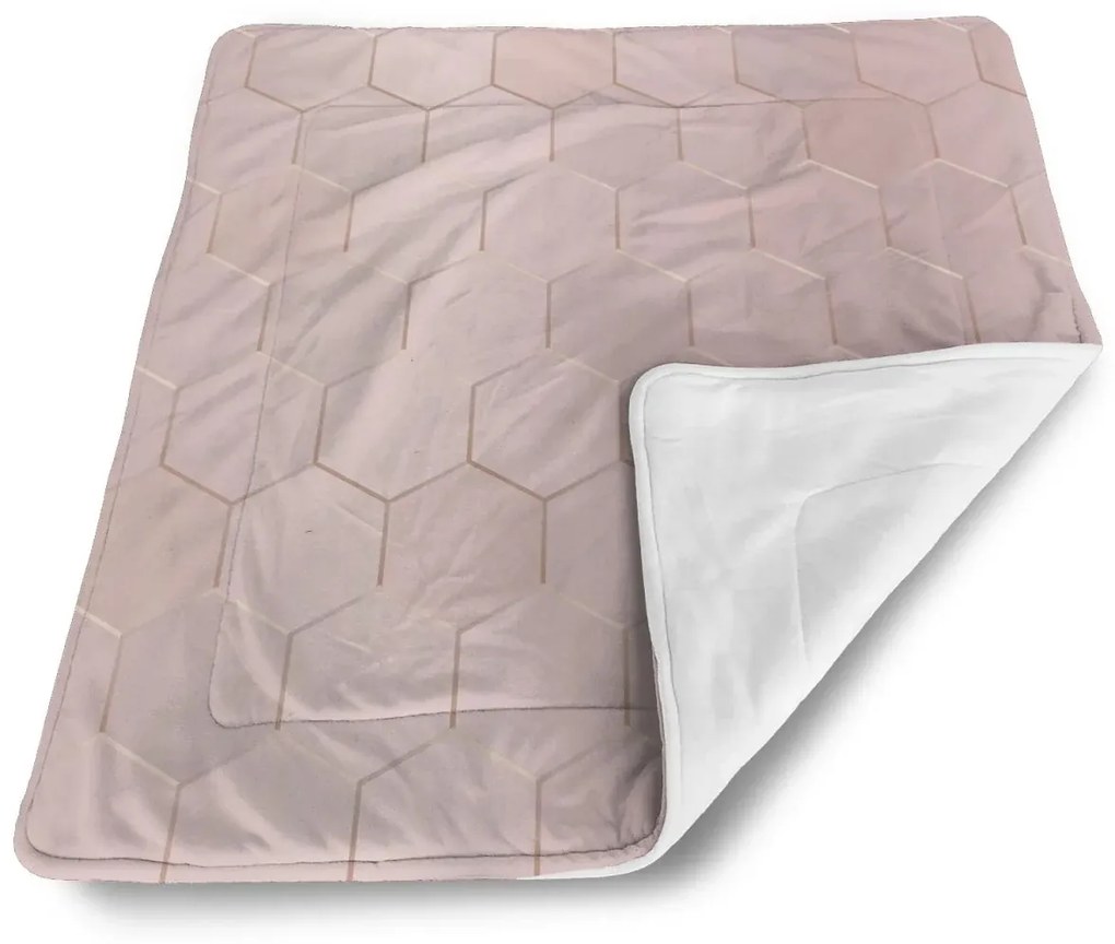 Sablio Deka pro miminko Rose gold - 90x120 cm
