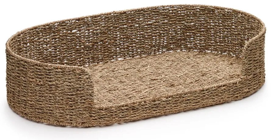 Pelíšek pro domácího mazlíčka z mořské řasy v přírodní barvě 45x80 cm Fliicker – Kave Home