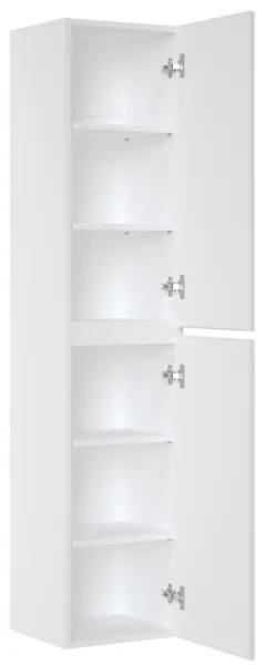 Koupelnová skříňka ICONIC bílá 80-01, vysoká