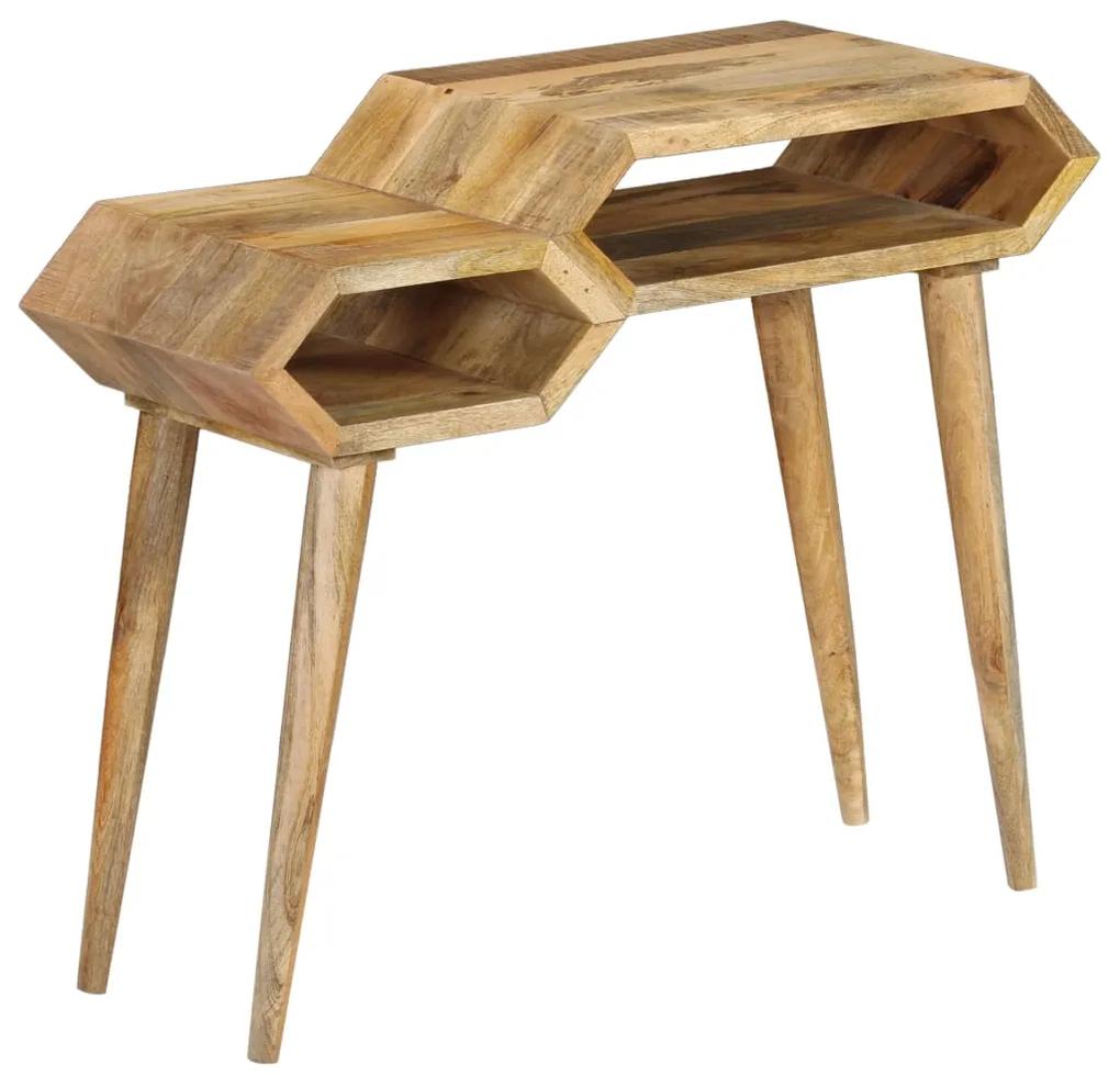 246059 vidaXL Konzolový stolek z masivního mangovníku 90 x 35 x 76 cm