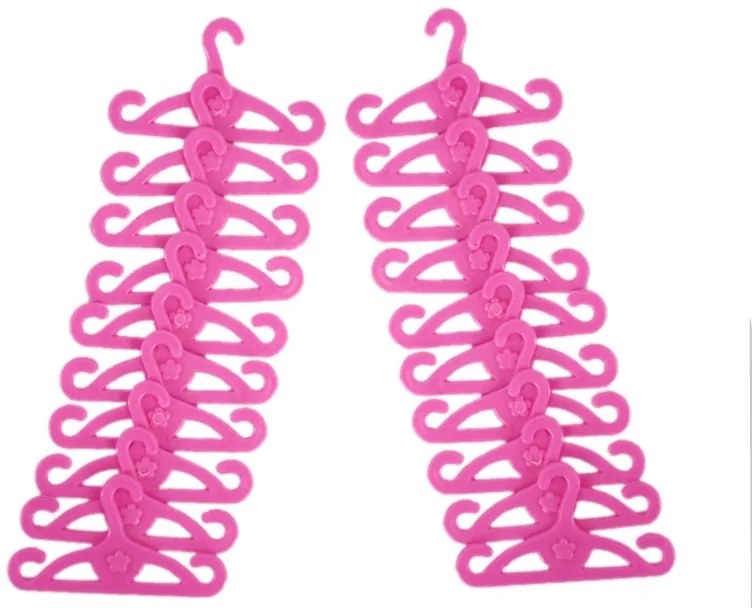 20 ks ramínek do Barbie šatníku Varianty: Varianta 1