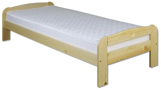 Jednolůžková borovicová postel Dominika, masiv borovice