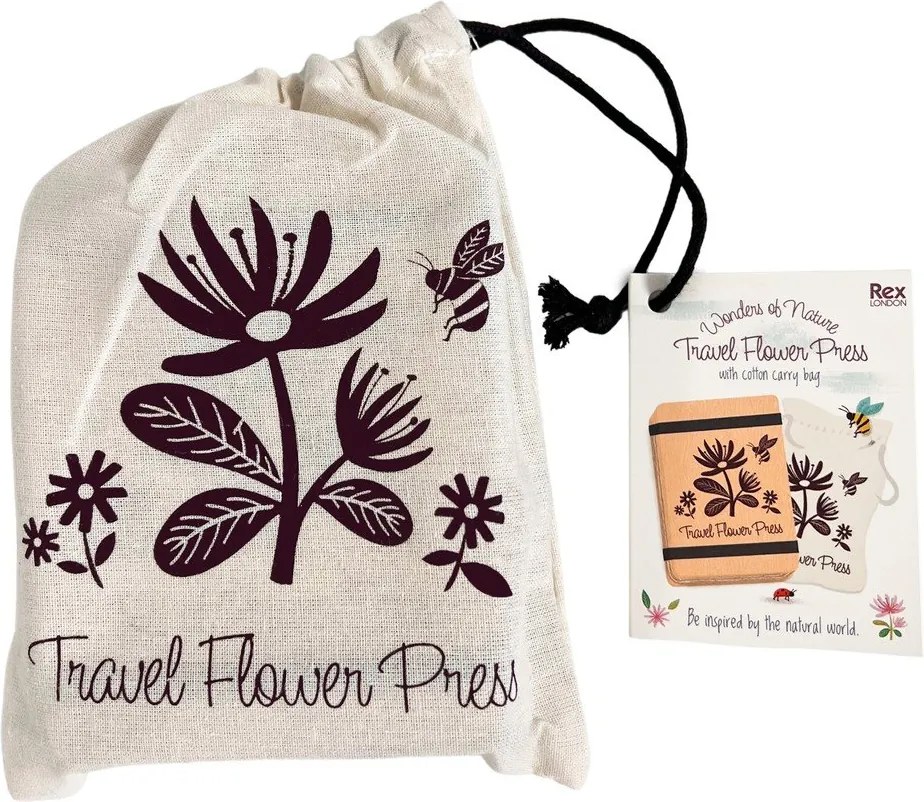 Interaktivní hračka Travel Flower Press – Wonders of Nature – Rex London