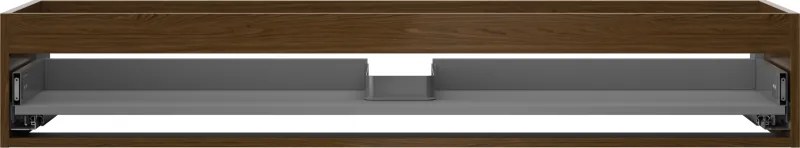 Mexen Box-A, závěsná skříňka 140 cm, 1 zásuvka, ořech, 91AX0-1400-235-1-86