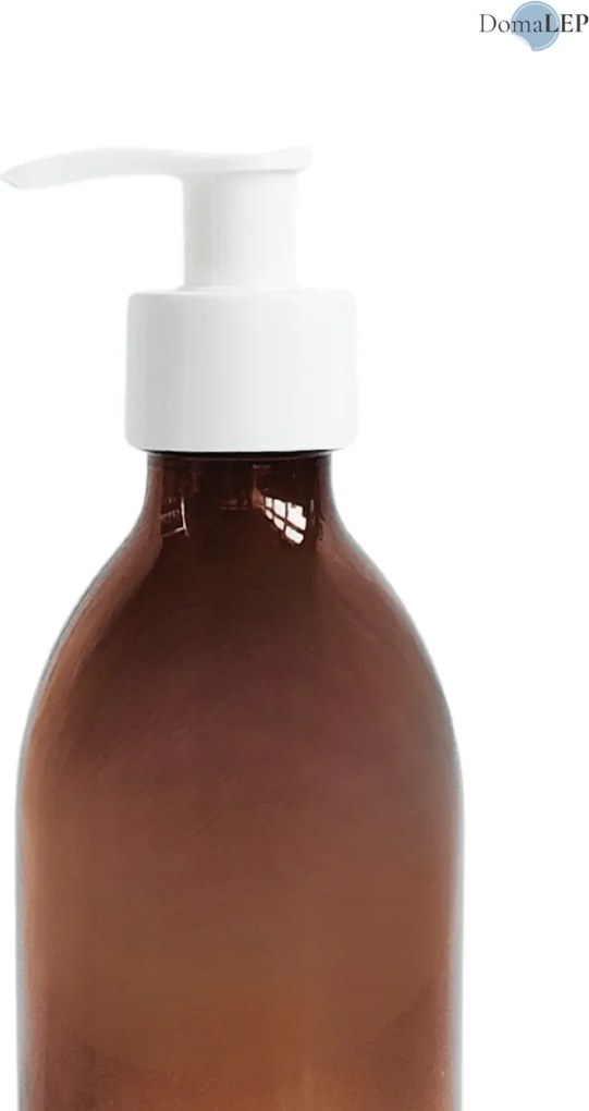 Dávkovač mýdla MONA 250 ml s bilým těsnícím dávkovačem