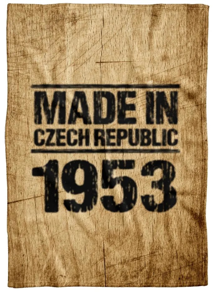 Deka Made In (rok: 1953, Podšití beránkem: NE)