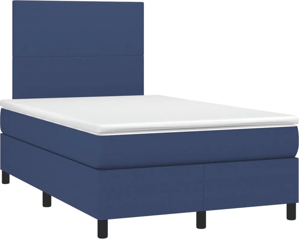 Box spring postel s matrací černá 120x190 cm textil 3269873