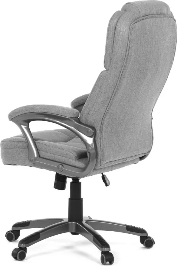 Kancelářské křeslo KA-C715 GREY2, houpací mechanismus, šedá látka (65 x 73) cm