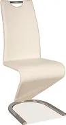 Nábytkáři ORFA H-090 židle bílá eco kůže/chrom  (H090B) kolekce (S) (K150-E)