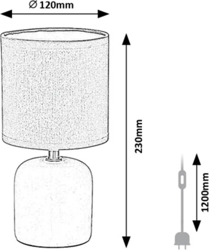 Rabalux DAPHNI stolní lampa 74054