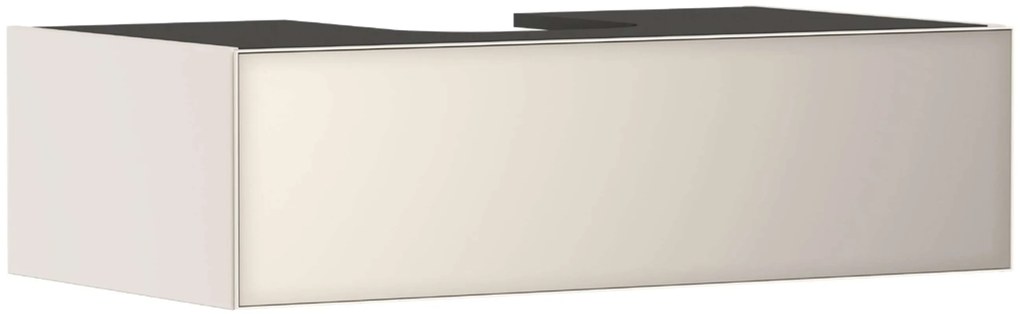 Hansgrohe Xevolos E - Umyvadlová skříňka, 28x98x55 cm, 1 zásuvka, matná béžová/metalická béžová 54314790