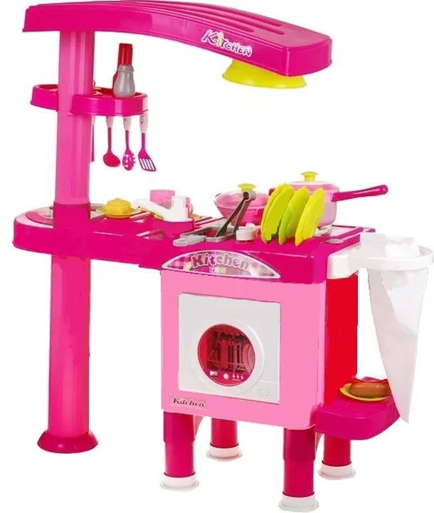 Aga4Kids Plastová kuchyňka KITCHEN 008-82 Pink