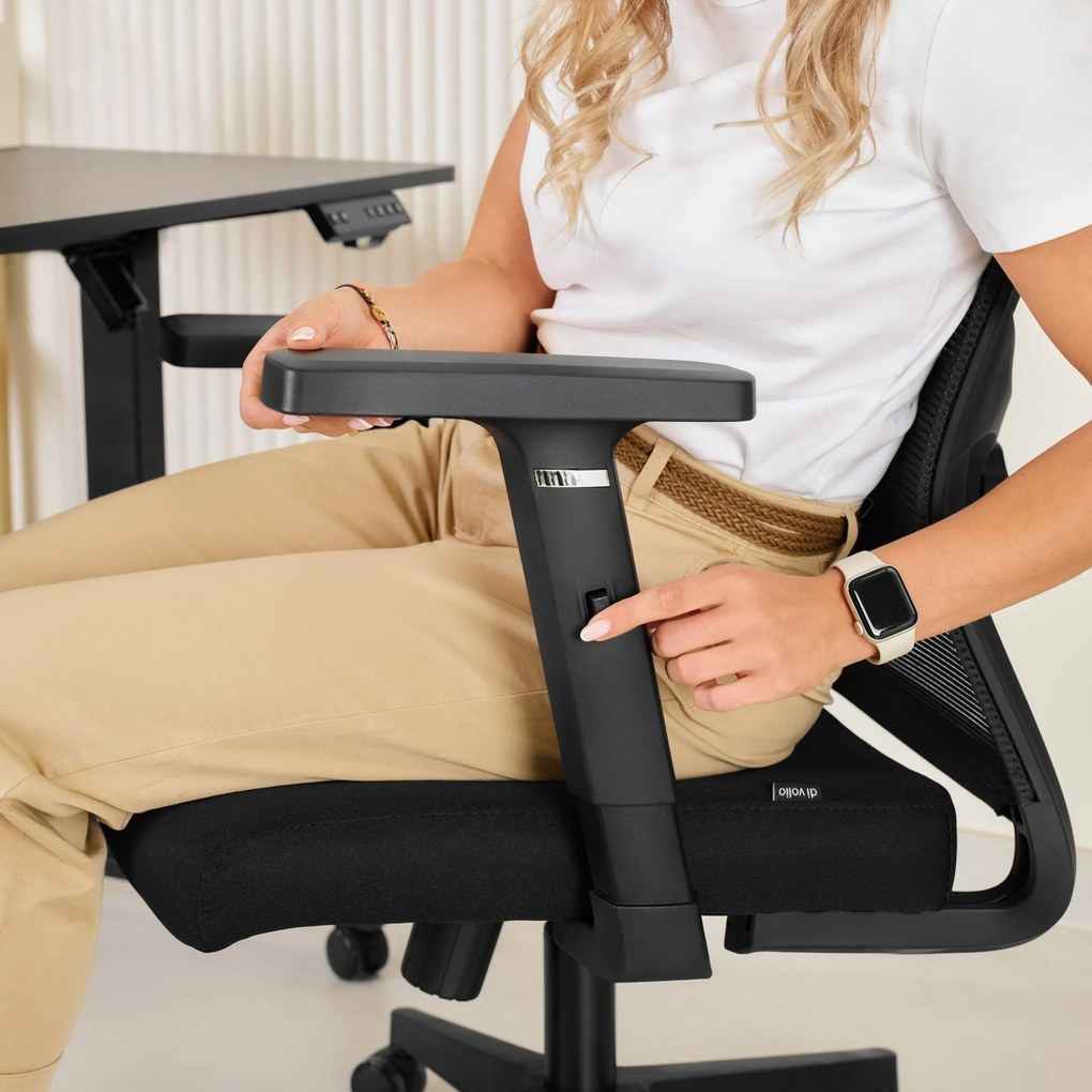 Ergonomické křeslo Piozano – Černé