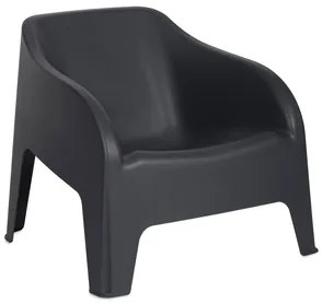 TOOMAX PETRA ARMCHAIR plastové křeslo - grafit