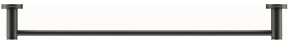 Duravit 99244600 - Nástěnný věšák na ručníky D-CODE 64,5 cm matná černá 0099244600