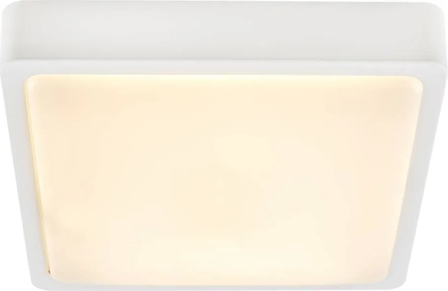 LA 1003451 AINOS SQUARE SENSOR Outdoor, nástěnné a stropní LED svítidlo, bílé, spínač CCT 3000/4000K - BIG WHITE (SLV)