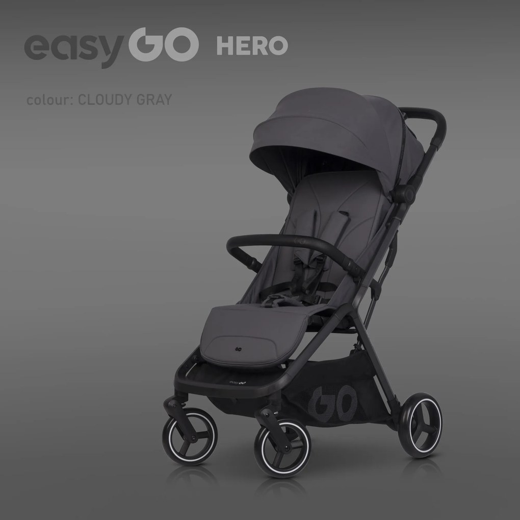 Sportovní kočárek EasyGo Hero Cloud Gray