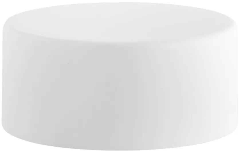 OnaDnes -20% Pedrali Bílý kulatý plastový taburet Wow 470 O 66 cm