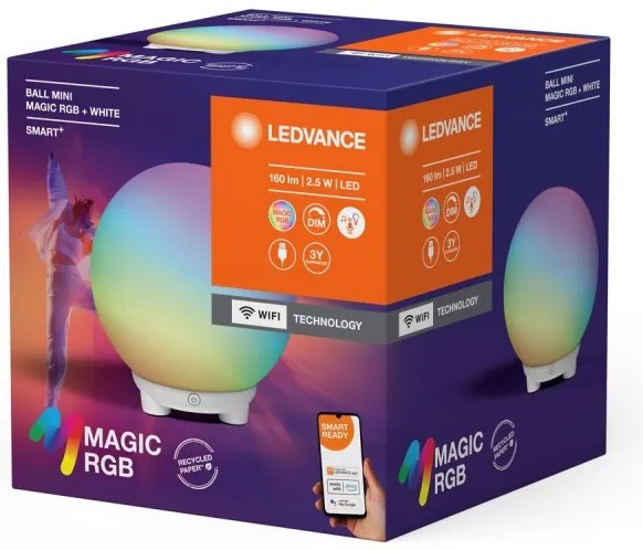 Ledvance - LED RGBW Stmívatelná stolní lampa SMART+ MAGIC LED/2,5W/5V Wi-Fi