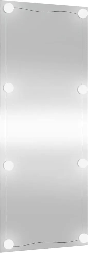 Nástěnné zrcadlo s LED osvětlením 40 x 100 cm sklo obdélníkové 3189154