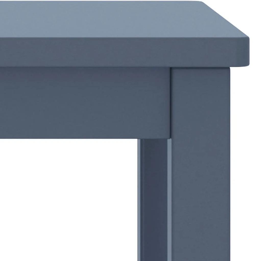 vidaXL Noční stolek světle šedý 35 x 30 x 47 cm masivní borové dřevo