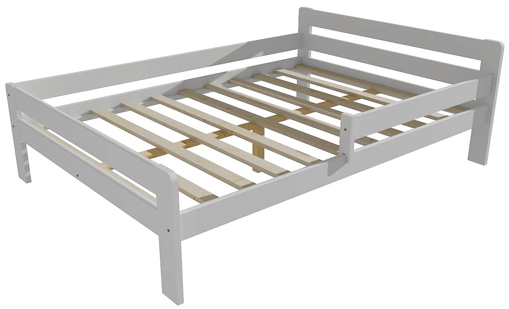Vomaks Dětská postel se zábranou VMK002C KIDS Rozměr: 100 x 200 cm, Barva: barva bílá