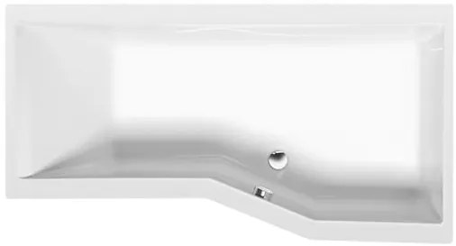 Polysan Versys asymetrická vana 170x85 cm akrylát pravá 70611