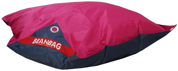 Beanbag Sedací vak 189x140 duo pink - jeans