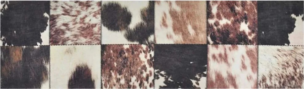 Kuchyňský koberec omyvatelný Zvířecí kůže 60 x 180 cm samet 136577