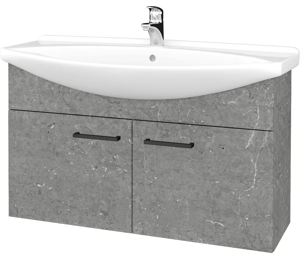 Dřevojas Koupelnová skříň TAKE IT SZD2 105 Varianta: N03 Graphite / Úchytka T01 / N03 Graphite