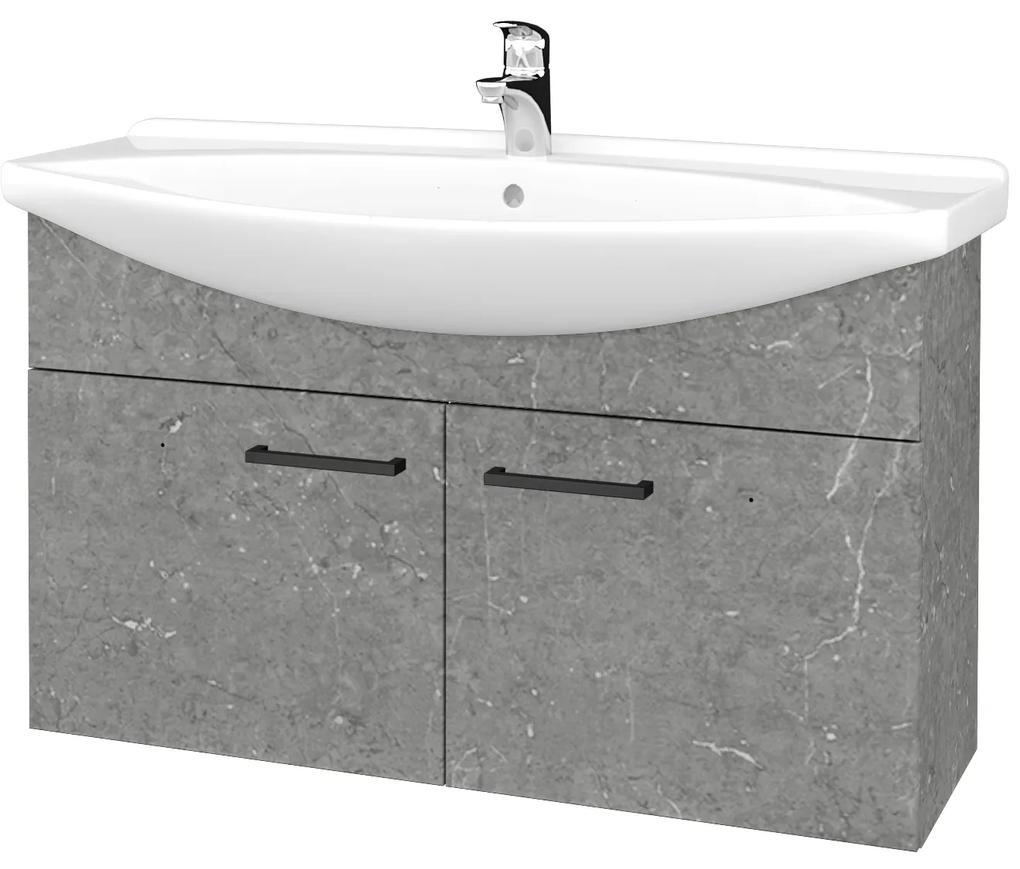 Dřevojas Koupelnová skříň TAKE IT SZD2 105 Varianta: N07 Stone / Úchytka T02 / N07 Stone
