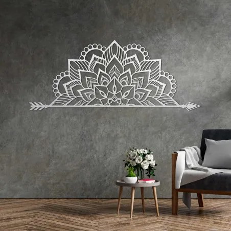 Dřevěná mandala na zeď – Elegantní dekorace na strnu | SENTOP PR0492