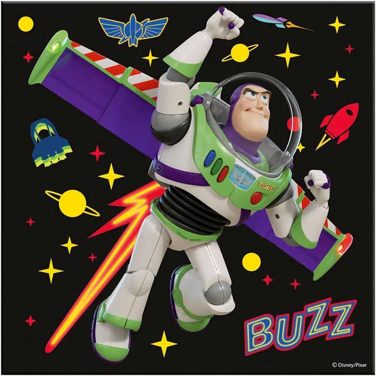 DINO Puzzle Toy Story (Příběh hraček) 18x18cm skládačka 3x55 dílků dn335325
