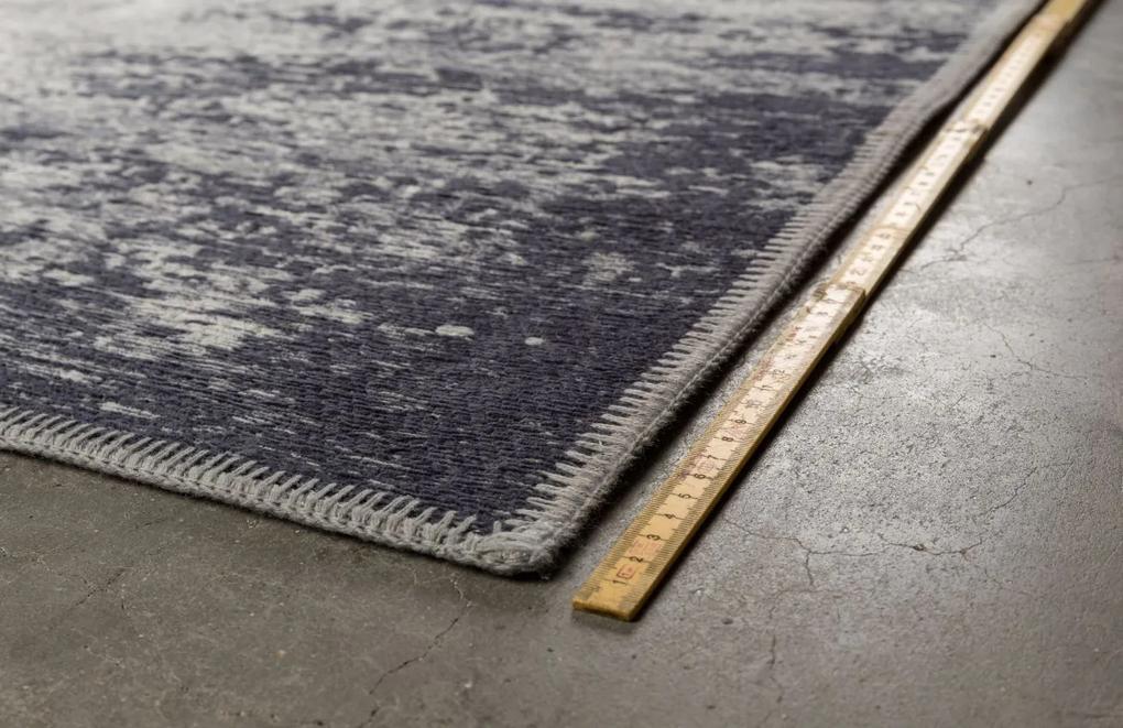 Modrý koberec DUTCHBONE Caruso 200x300 cm