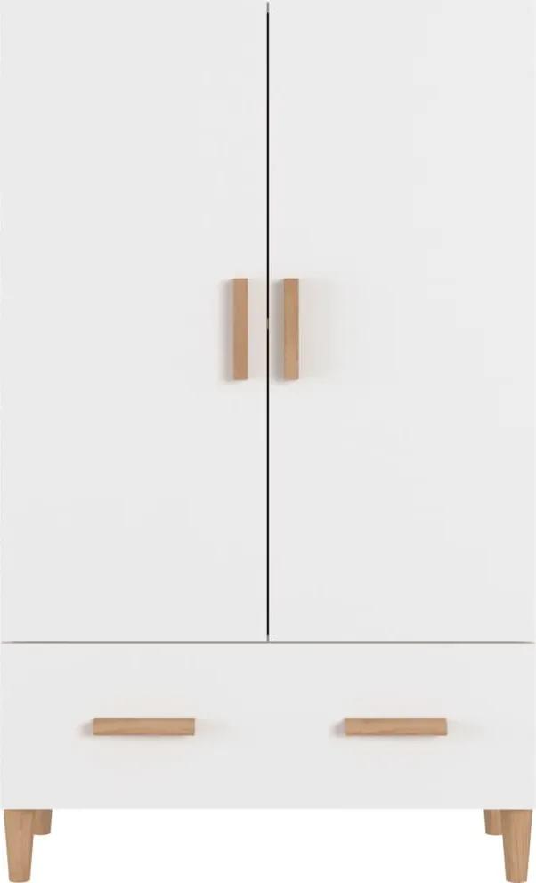 vidaXL Komoda 70 x 31 x 115 cm kompozitní dřevo [812528] Barva: bílá s vysokým leskem