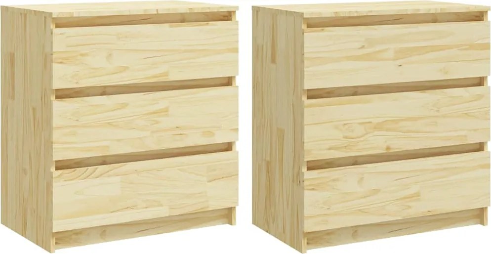Noční stolky 2 ks 60 x 36 x 64 cm masivní borovice 3093547