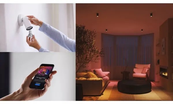 SADA 3x LED Stmívatelná žárovka Philips Hue WACA GU10/4,7W/230V 2200-6500K