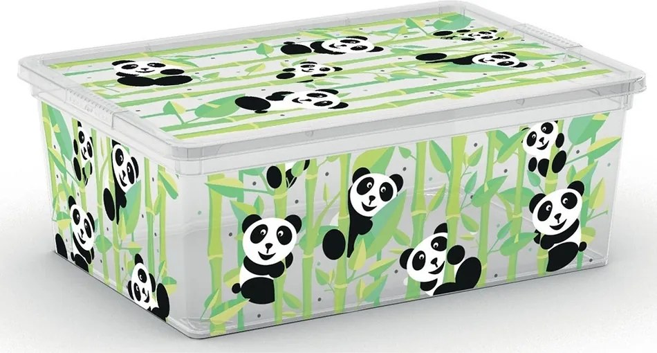 Úložný box KIS 84080-2230 C box ANIMAL - S - medvídek panda 11 l