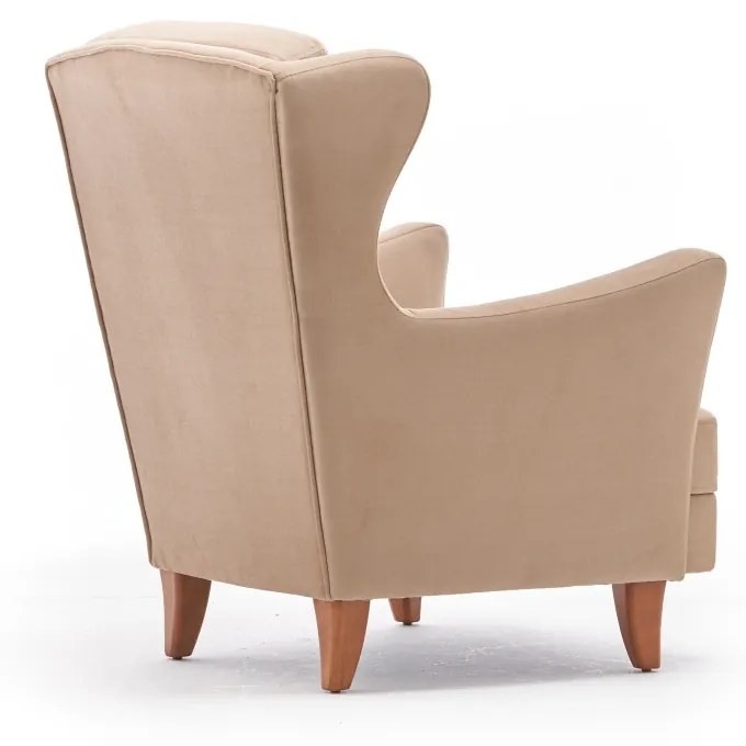 Atelier del Sofa Křeslo Lola Berjer - Cream, Krémová