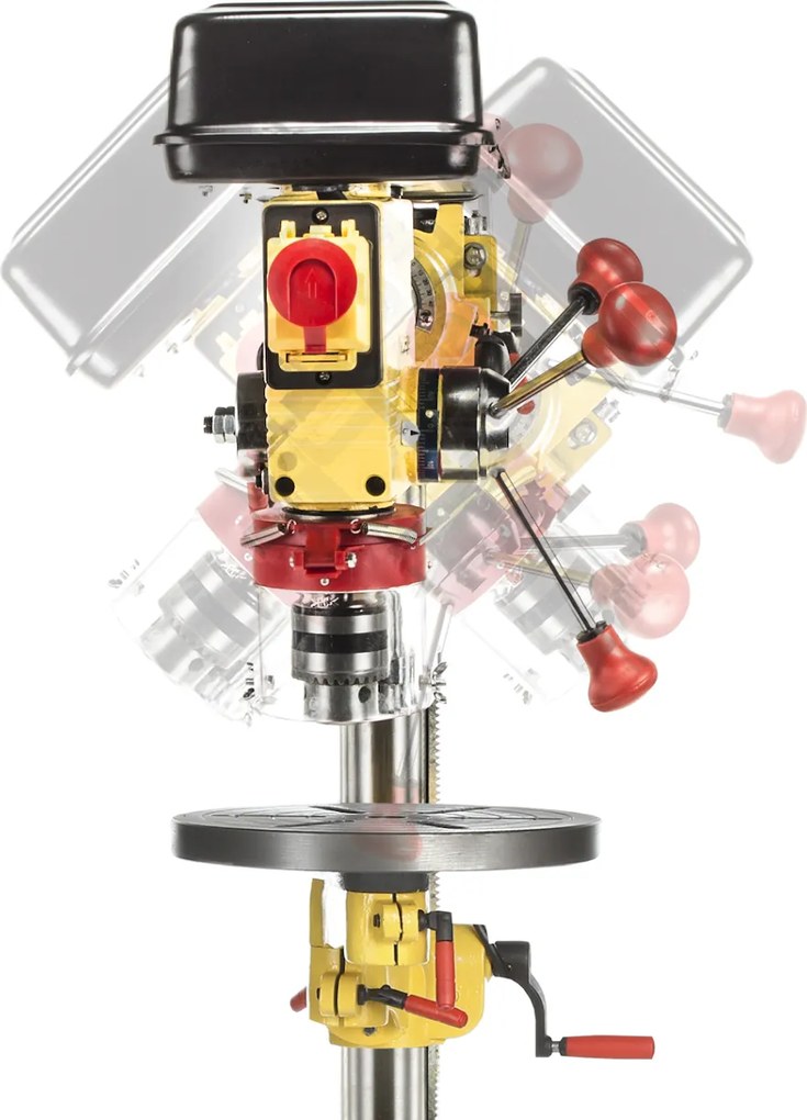 Radiální sloupová vrtačka RDP-16 – křížový stůl, nastavitelný úhel M06-ZQJ3116A